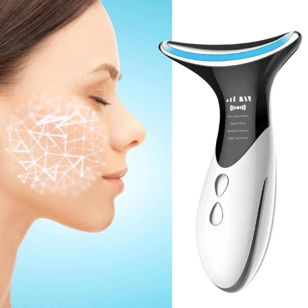 Home EMS LED Photon Skin Rejuvenation Therapy Neck Massager — Bostin Life