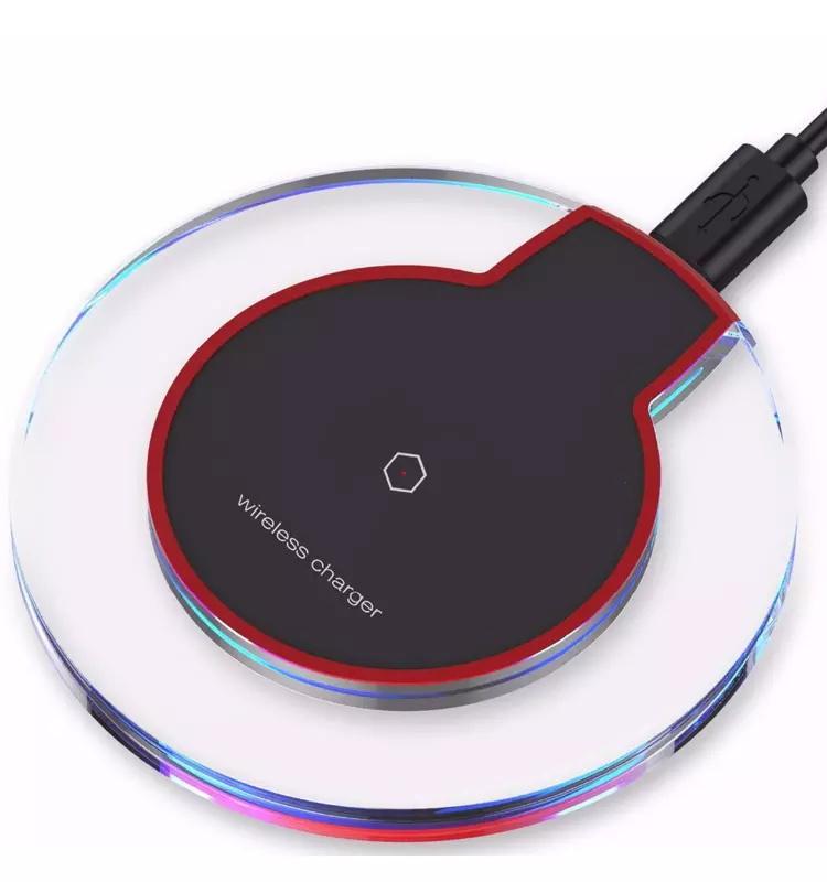 K9 Wireless QI Ultra Thin Crystal Mobile Phone Power USB Fast Charger ...