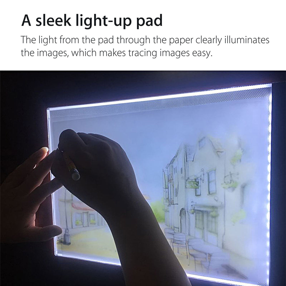 Non-Dimmable LED Writing Copying Board A4 Size with USB Interface ...