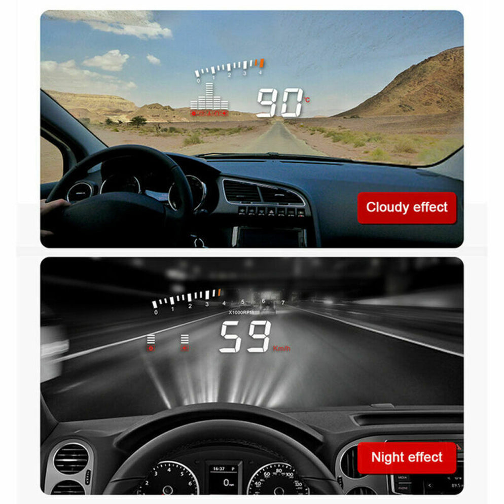 X5 Car Wind Shield HUD Car Mounted GPS Head Up Display — Bostin Life