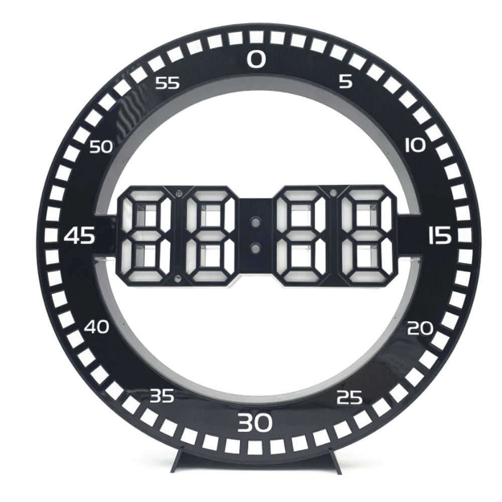 LED Digital Modern Design Dual-Use Dimming Circular Clocks — Bostin Life