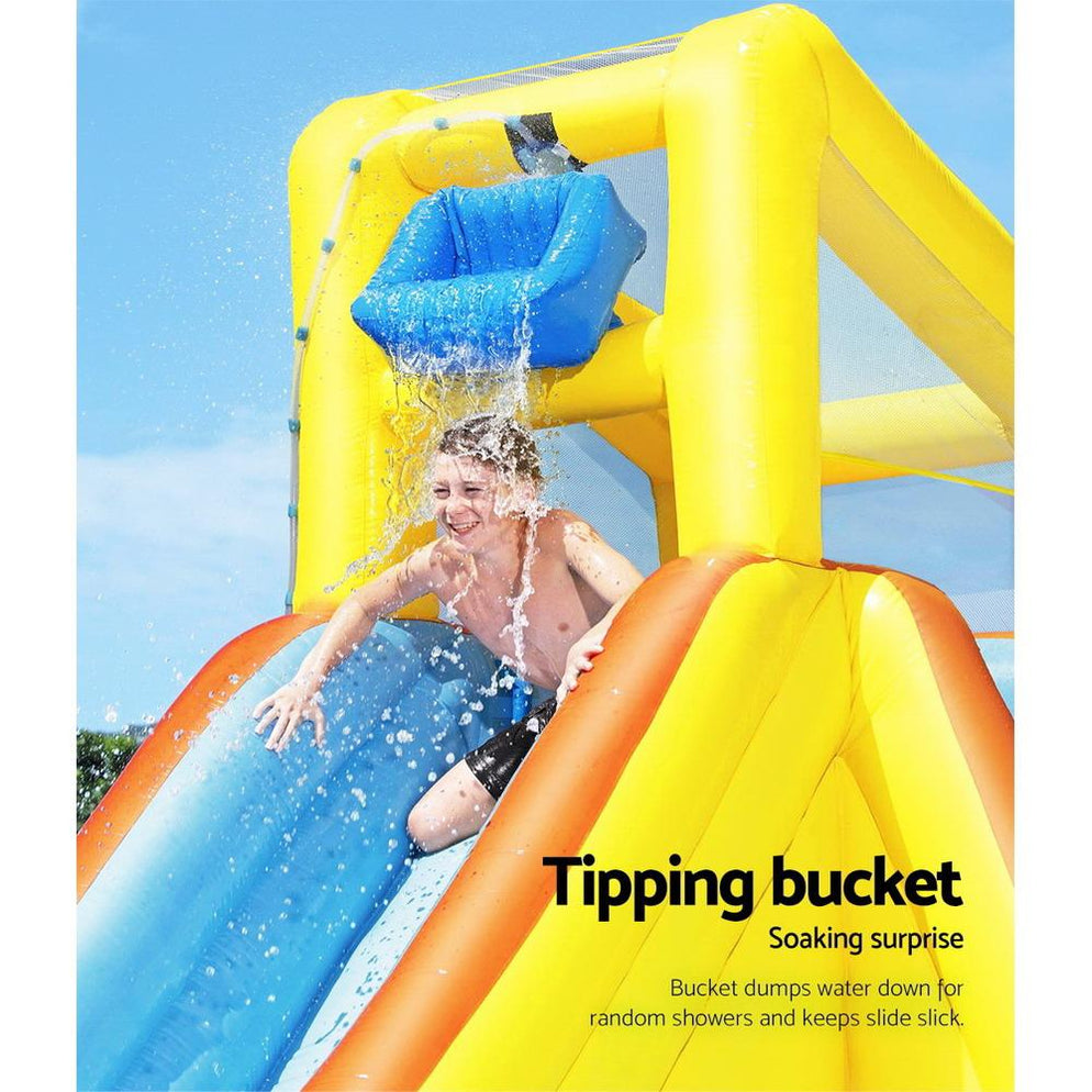 Bestway Inflatable Water Slide Mountain Water Park Jumping Castle Boun ...