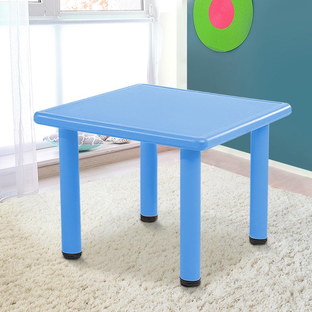 Kids Table Study Desk Children Furniture Plastic Blue — Bostin Life