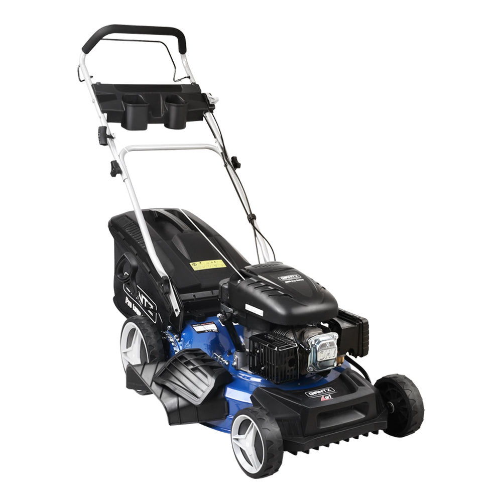 Self Propelled 21" 220cc 4 Stroke Petrol Mower with Grass Catcher ...